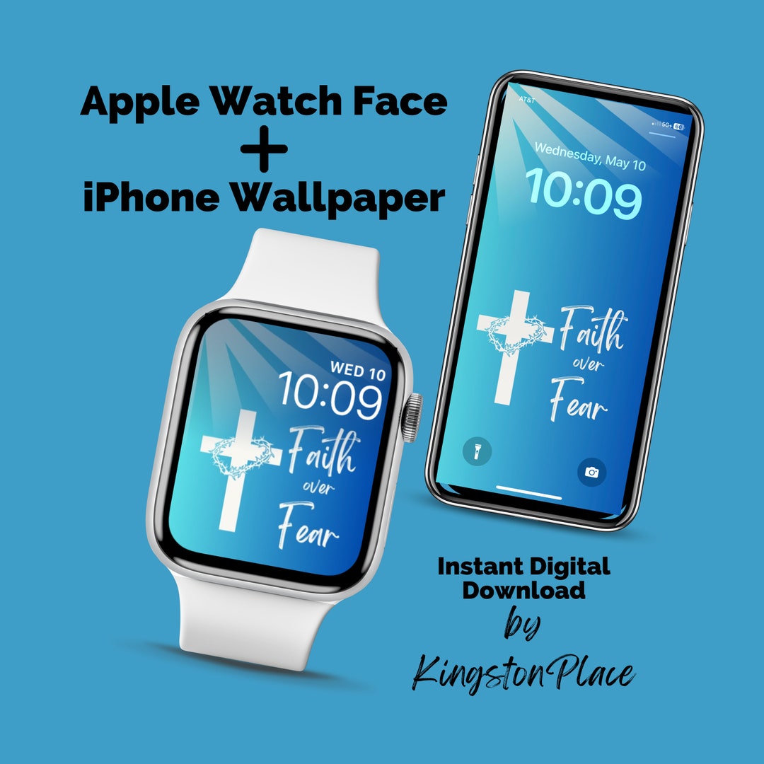 Christian Apple Watch Face and Phone Wallpaper Duo Instant Download ...