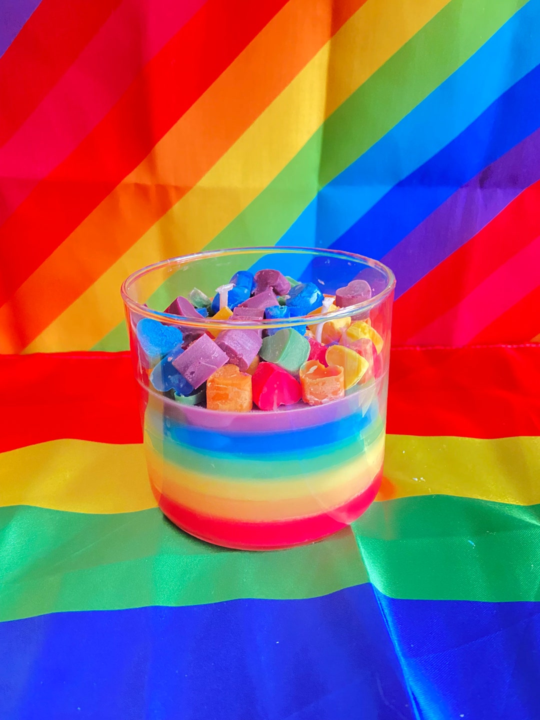 Pride Decoration Candle Gay Pride Candle Rainbow Candle 32 Ounce ...