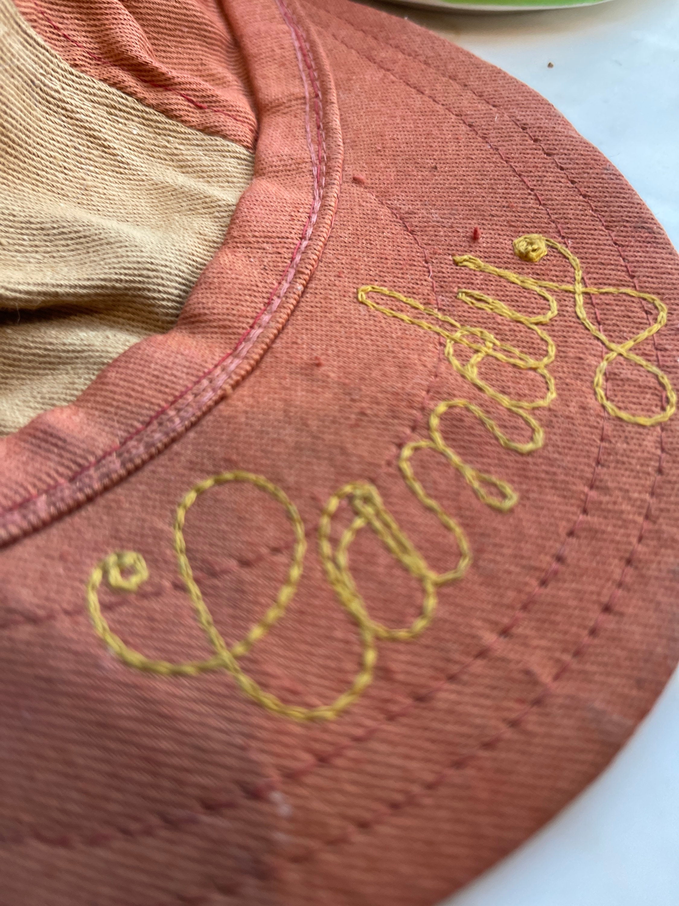 Vintage 1940s candy Kids Cap With Chain Stitch - Etsy