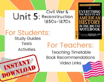 Civil War Unit Study - Etsy