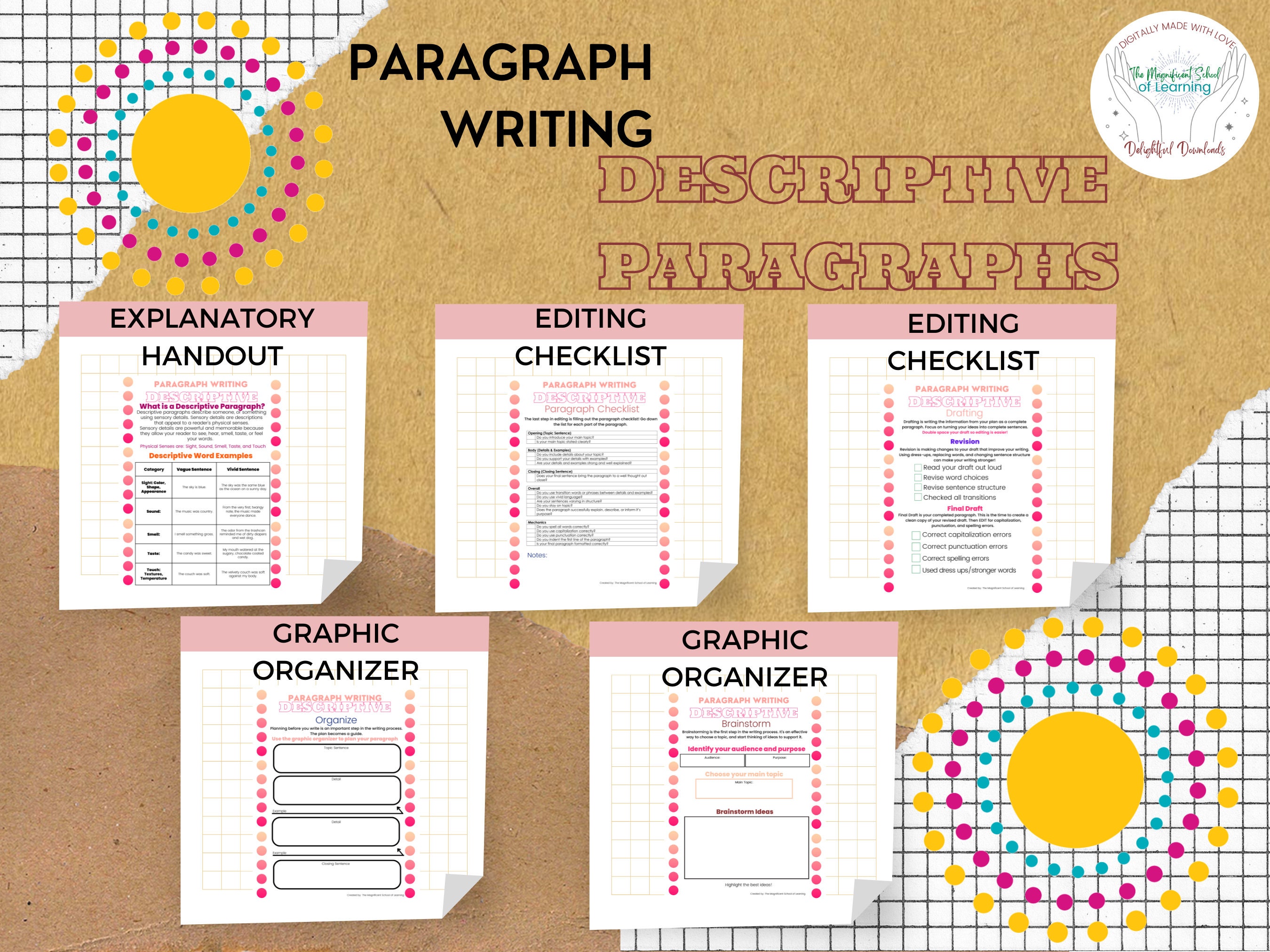 Paragraph Writing-descriptive Paragraphs Digital Download Printable - Etsy