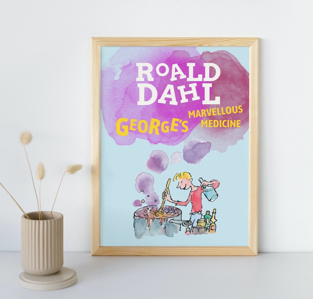 Roald Dahl, Childrens Books, Roald Dahl Quotes, Typography, Wall Art ...
