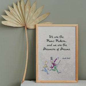Roald Dahl, Childrens Books, Roald Dahl Quotes, Typography, Wall Art ...