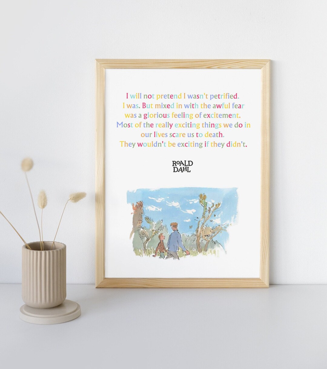 Roald Dahl, Childrens Books, Roald Dahl Quotes, Typography, Wall Art ...