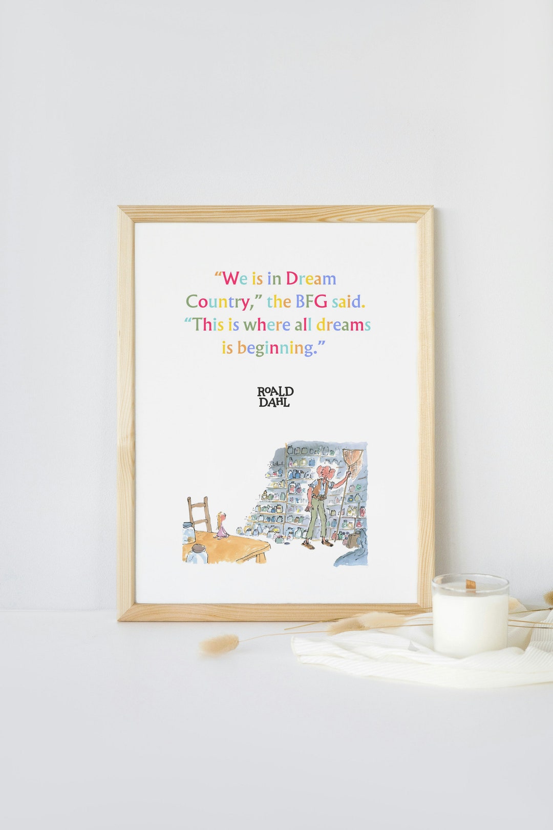 Roald Dahl, Childrens Books, Roald Dahl Quotes, Typography, Wall Art ...