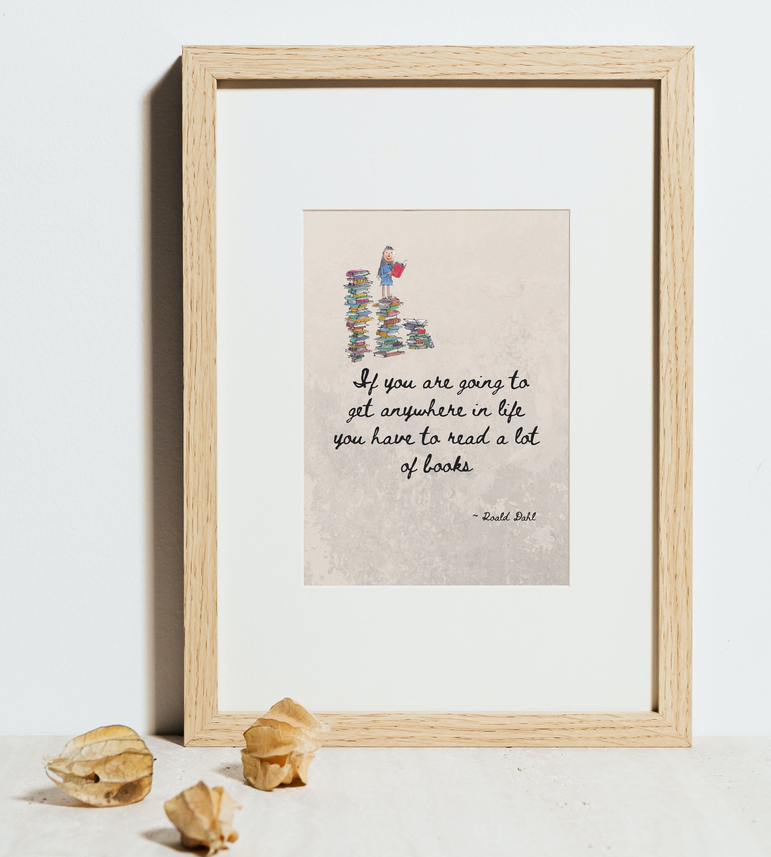 Roald Dahl, Childrens Books, Roald Dahl Quotes, Typography, Wall Art ...