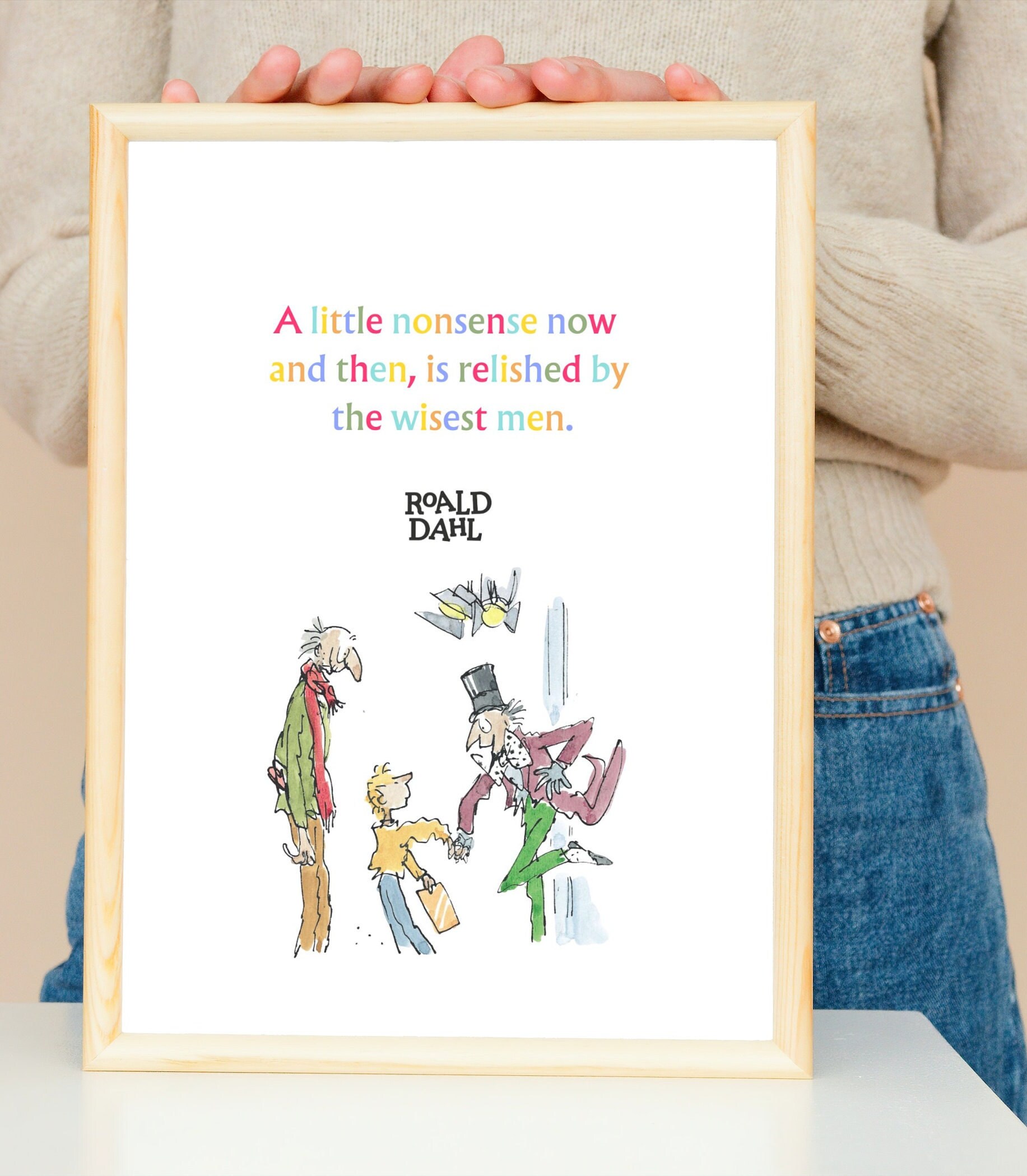 Roald Dahl, Childrens Books, Roald Dahl Quotes, Typography, Wall Art ...