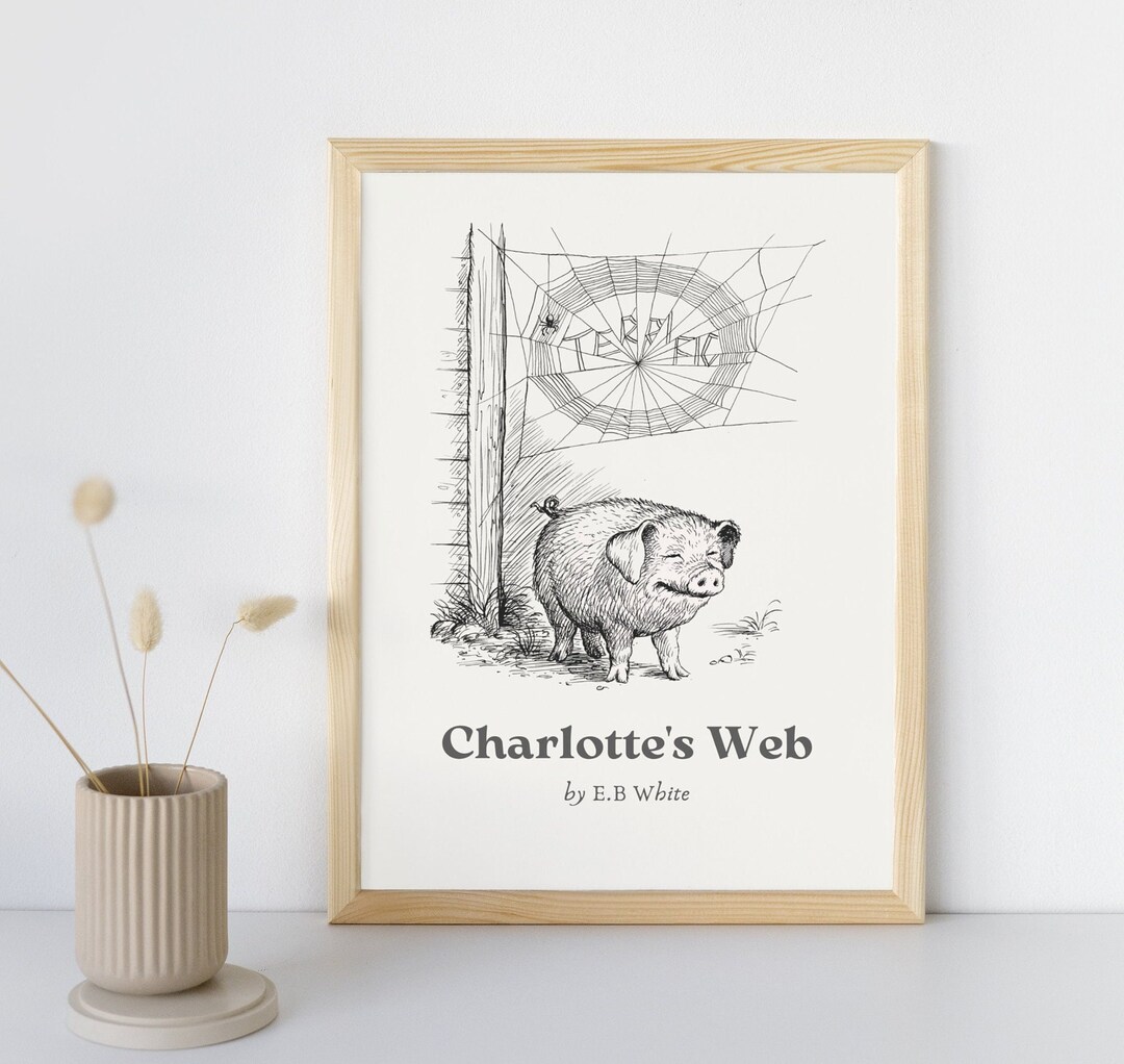 Charlotte's Web, E.B White, Garth Williams Illustration, Charlotte's ...