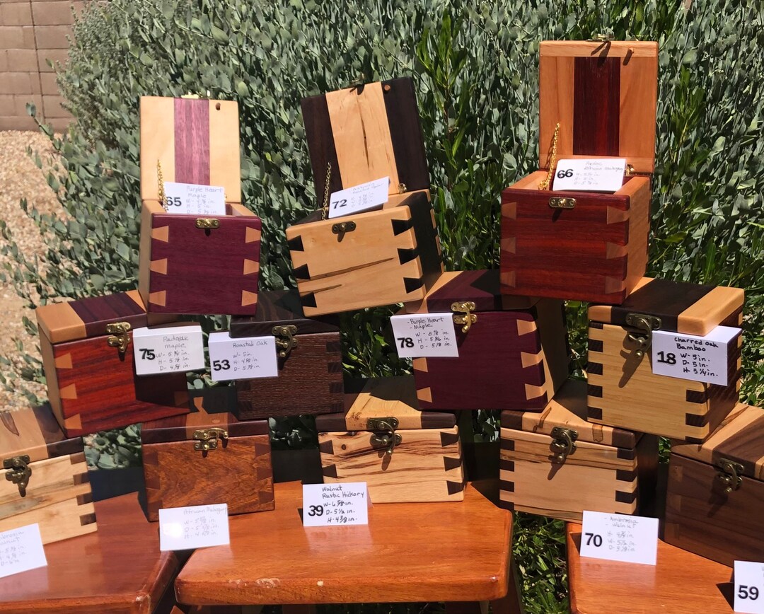 Exotic Wood Boxes by Jim - Etsy