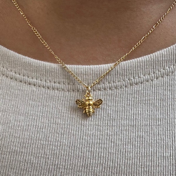 Bee Charm Necklace - Etsy