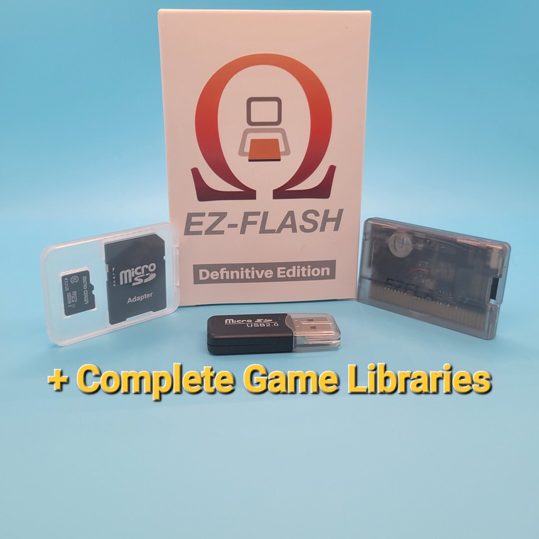 EZ Flash Omega Definitive Edition for GBA Fully Loaded 32GB - Etsy