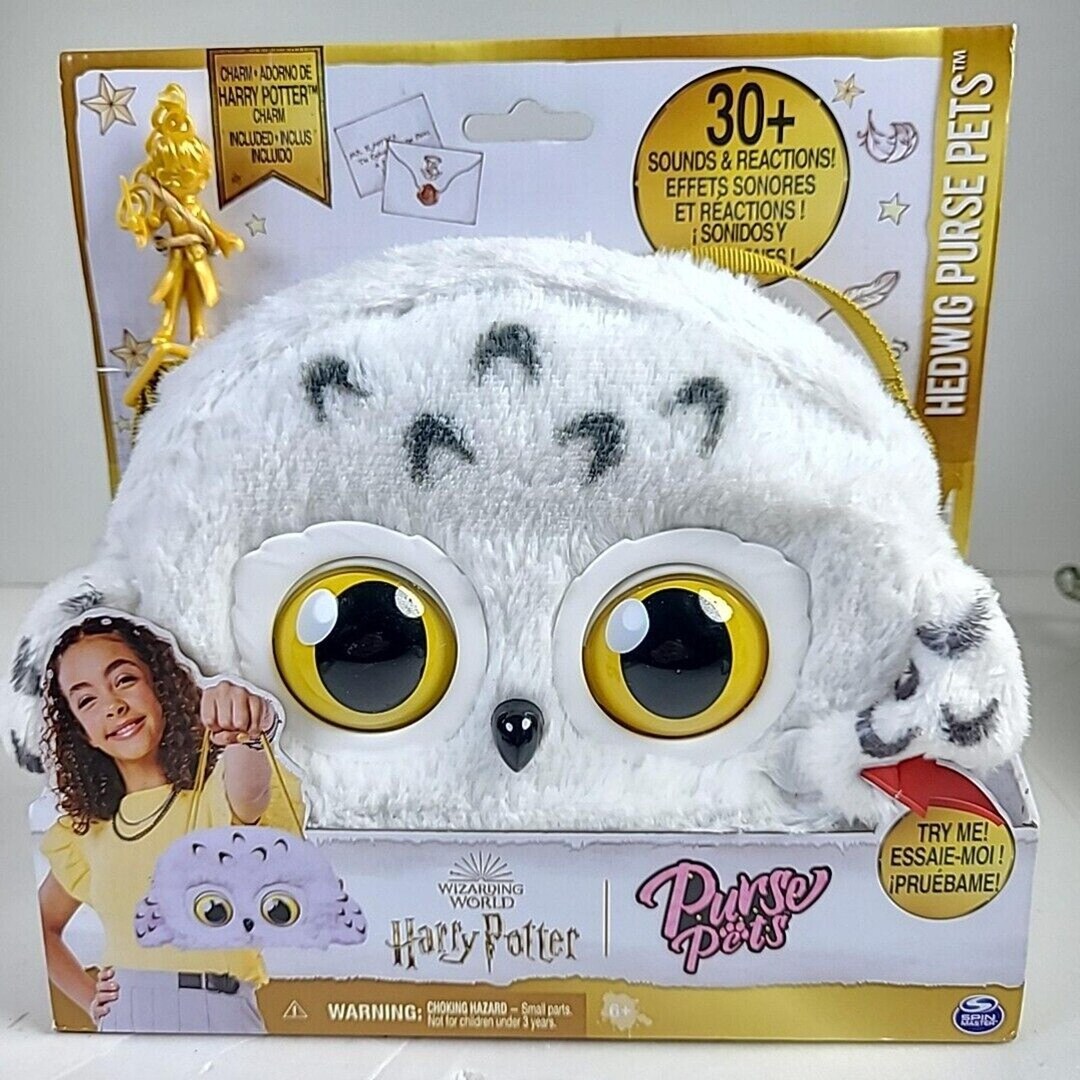 Hedwig Owl Purse Pets wizarding World Harry Potter, Interactive Purse ...