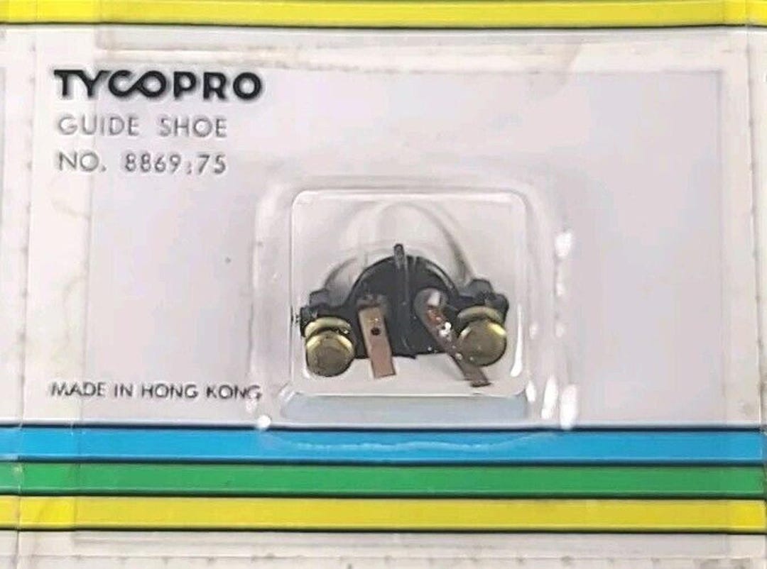 Tyco Pro New NOS Guide Shoe Assembly Carded Vintage Tycopro Slot Car ...