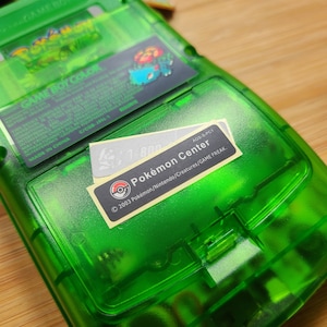 Nintendo and Pokémon Center Help Line Labels for Gameboy Color, Advance ...