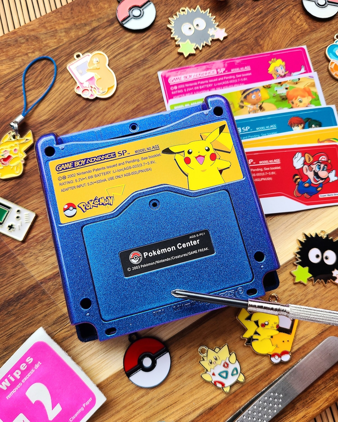 Reproduction Back Labels for Gameboy Advance SP, Miyoo Mini Plus, and ...
