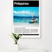 Philippines Poster Art, Philippines Photography, Philippines Print ...