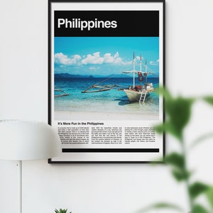 Philippines Poster Art, Philippines Photography, Philippines Print ...