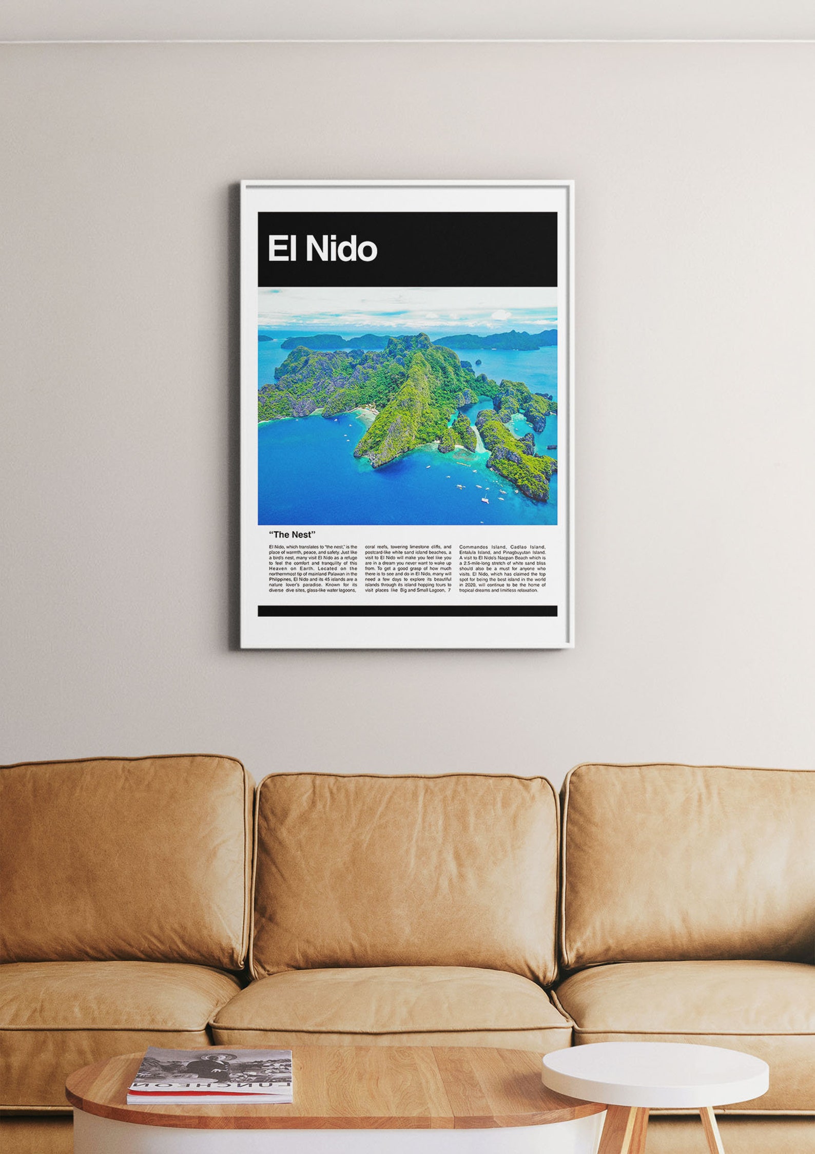El Nido Poster Art, El Nido Photography, El Nido Print, Philippines ...