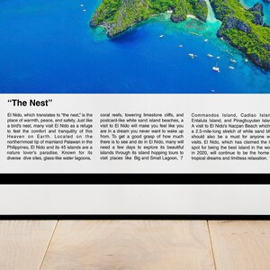 El Nido Poster Art, El Nido Photography, El Nido Print, Philippines ...