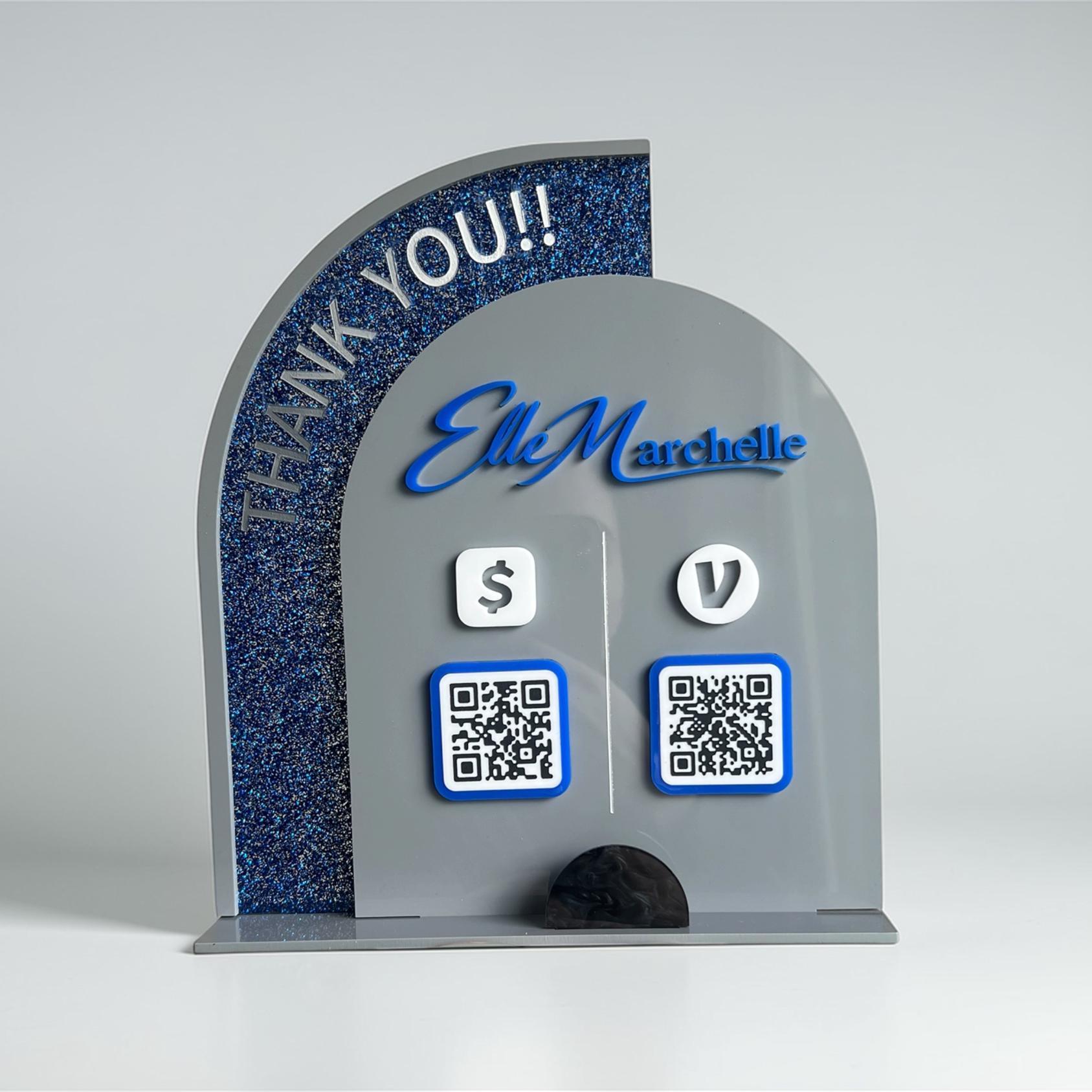 Custom Acrylic QR Code Sign for Small Business: Scan to Pay Payment ...