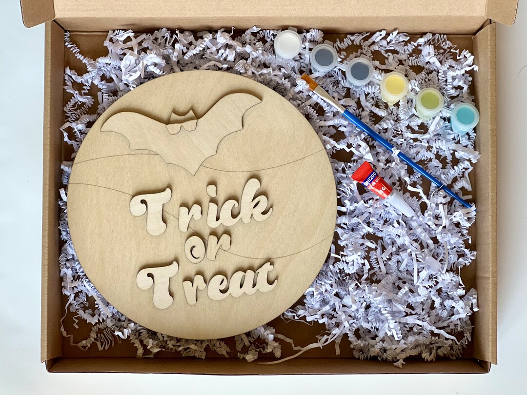 DIY Boo Box, Paint Kit for Kids, Children's Halloween Crafts, Toddler ...