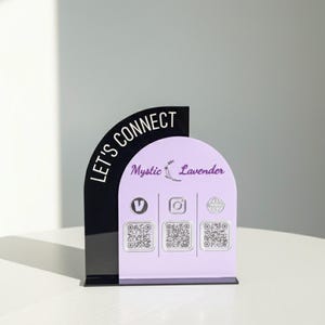 Custom Acrylic QR Code Sign for Small Business: Scan to Pay Payment ...