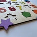Wooden Number Shapes Puzzle, Montessori Toy, Developmental Toys ...