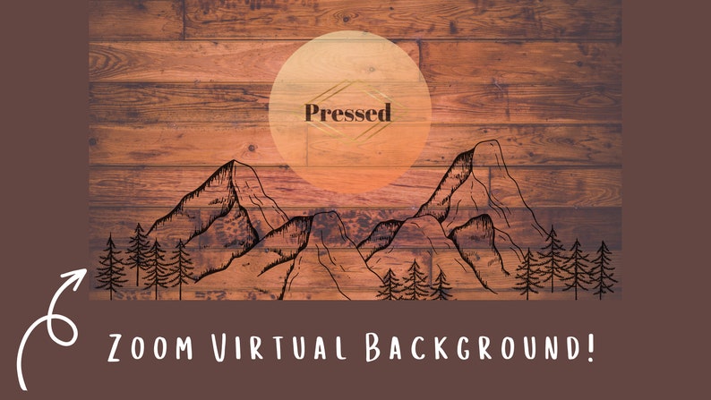 Zoom Virtual Background Digital Download Rustic - Etsy