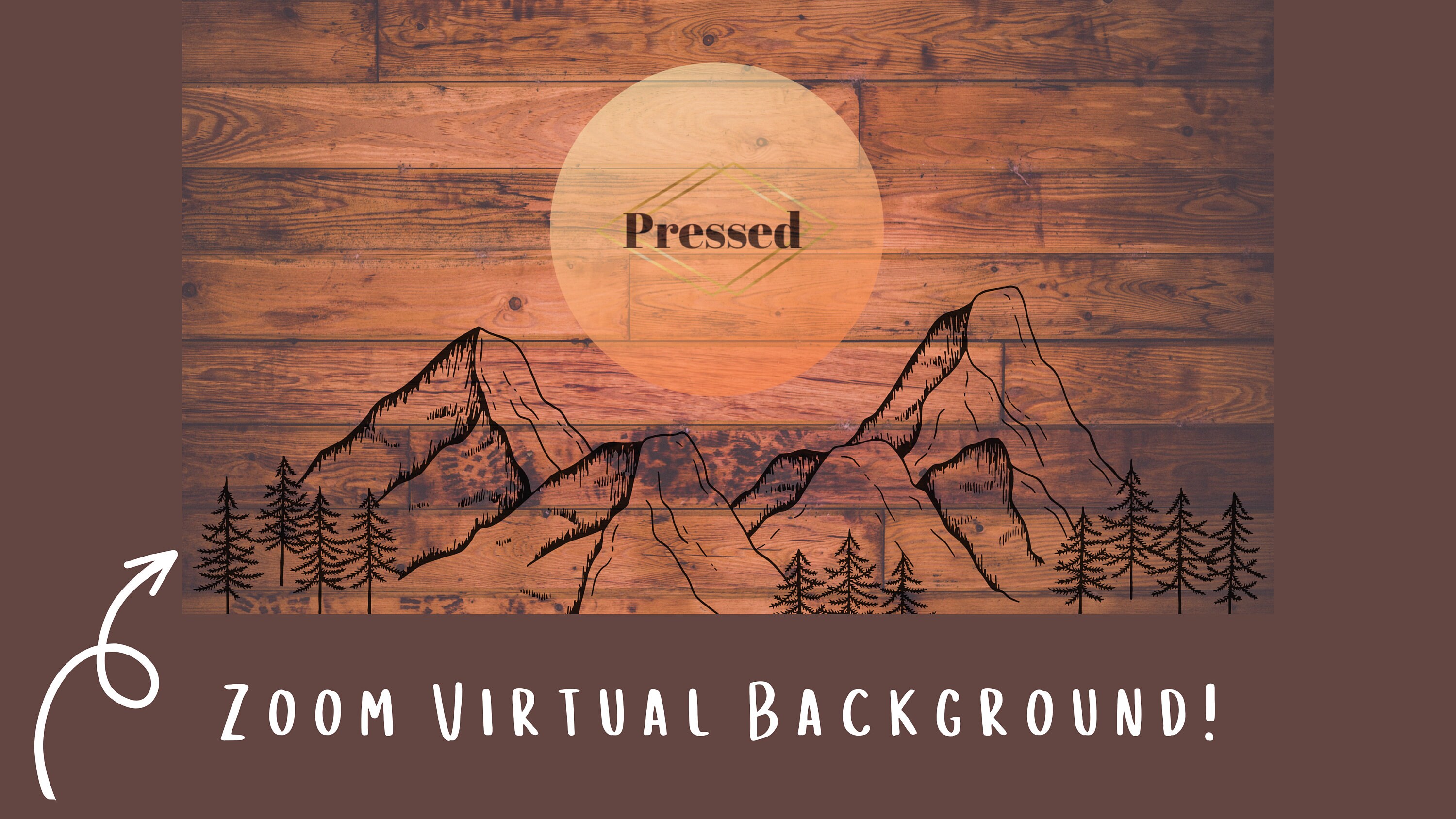 Zoom Virtual Background Digital Download Rustic - Etsy
