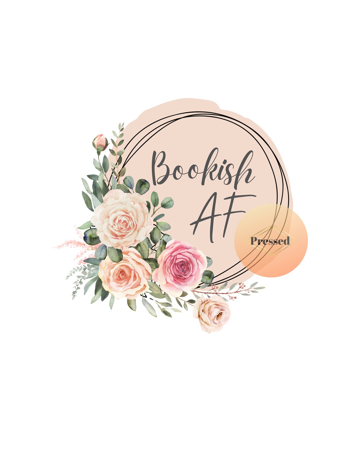 Bookish AF Digital Download PNG Printable - Etsy