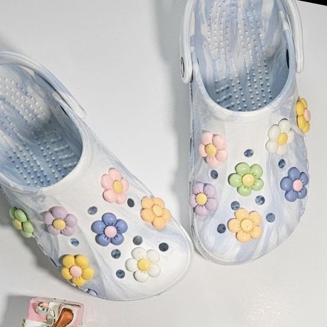 Flower Shoe Charms for Crocs Daisy Flower Charms for Croc Shoes Charms ...