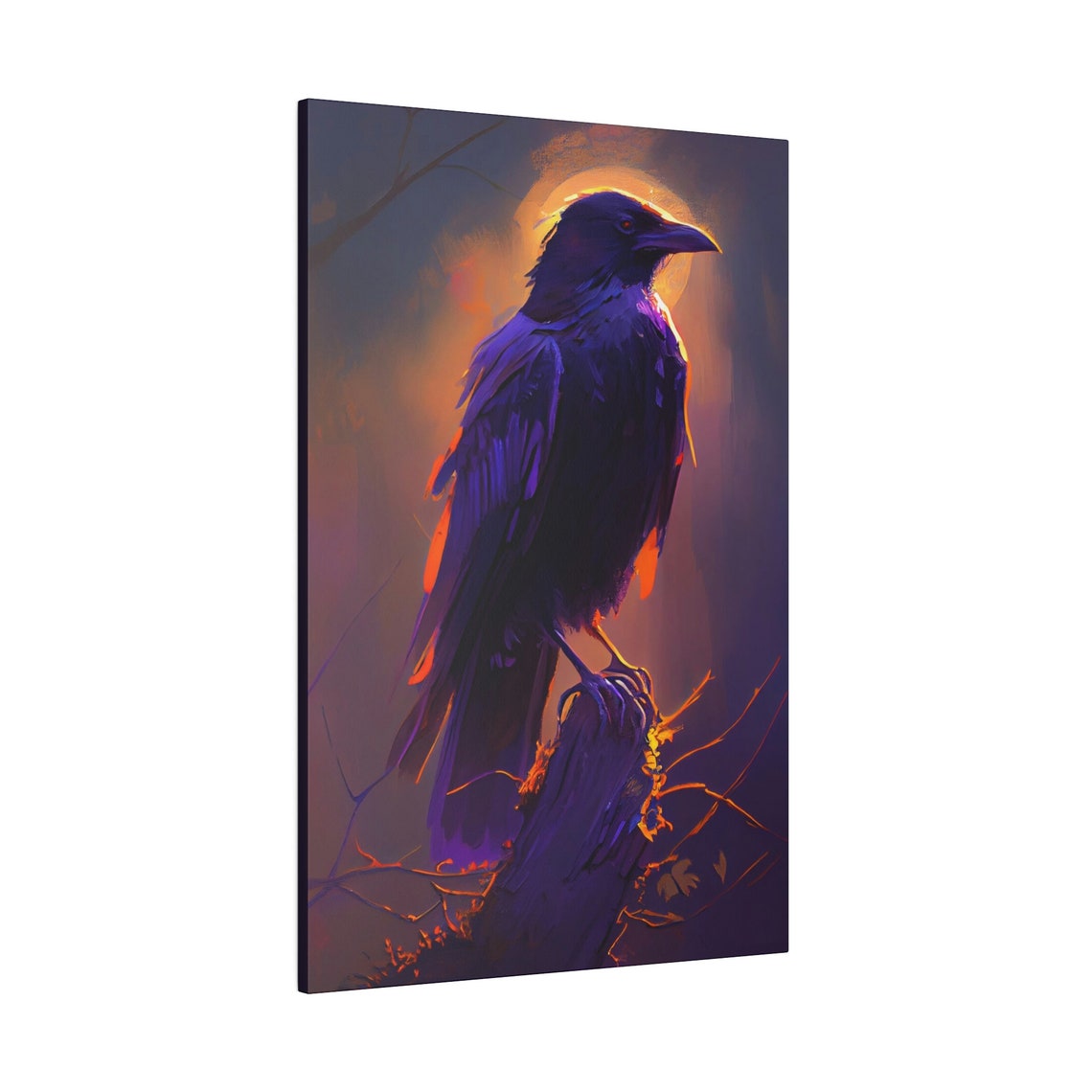 Raven, Bird Art, Animal Artwork, Fantasy Illustration, Nature Painting ...