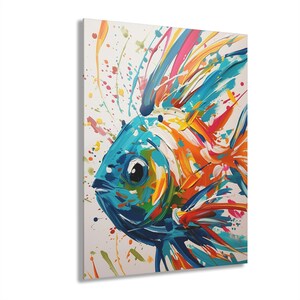 Colorful Fish Acrylic Glass Print, Tropical Wall Art - Etsy