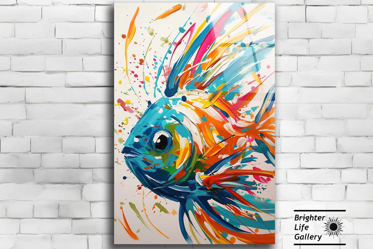 Colorful Fish Acrylic Glass Print, Tropical Wall Art - Etsy