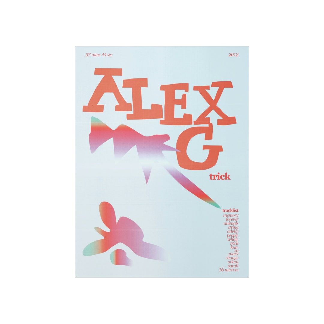 Alex G Trick Poster - Etsy