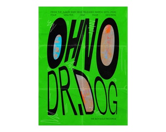 Dr. Dog, Dr Dog, Dr Dog Poster, Dr Dog Digital Download, Dr Dog ...