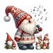 Christmas Gnomes Festive Gnomes Festive Gnome Design, Digital Download ...