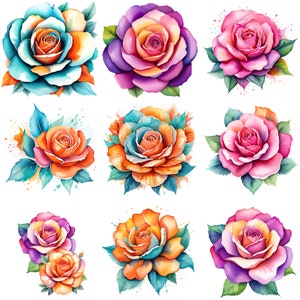 Mexican Fiesta Flowers Clip Art | Fiesta Party Clip Art | Bold Mexican ...