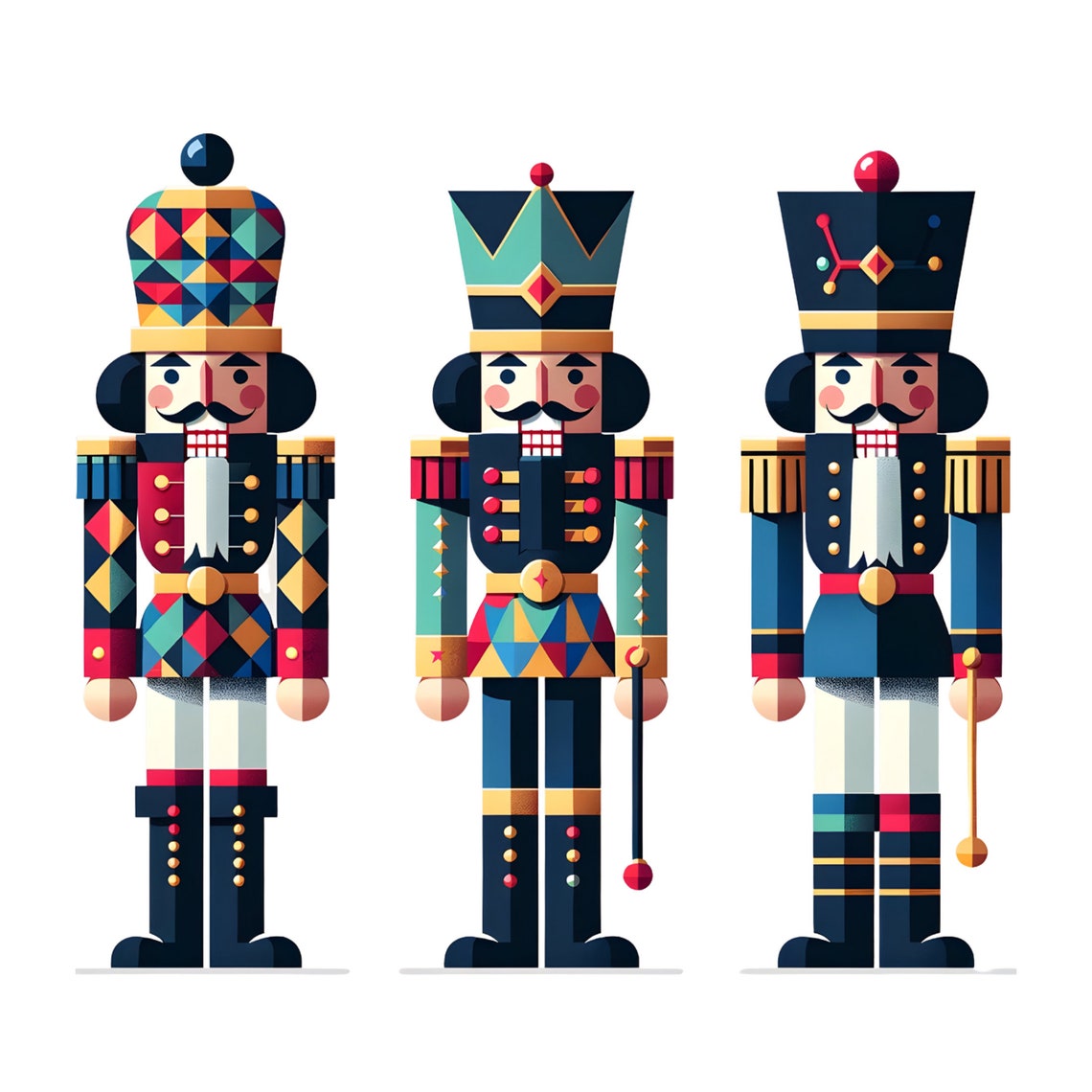 Christmas Nutcracker Clipart, Holiday Nutcracker Graphics, Nutcracker ...