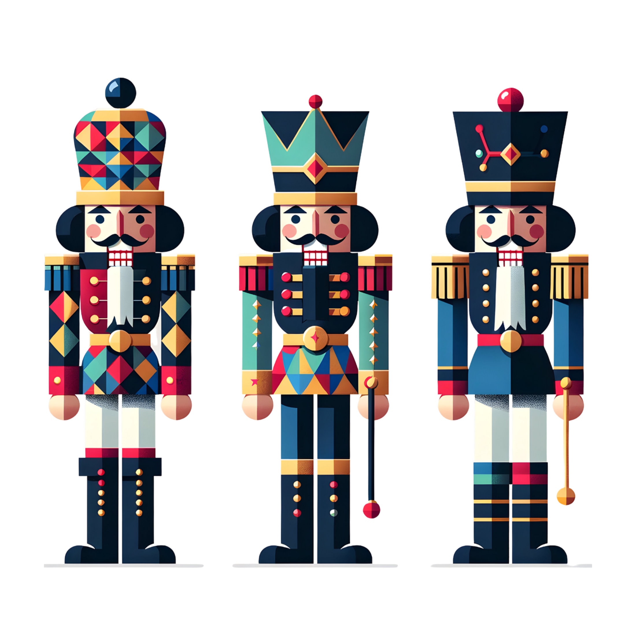 Christmas Nutcracker Clipart, Holiday Nutcracker Graphics, Nutcracker ...