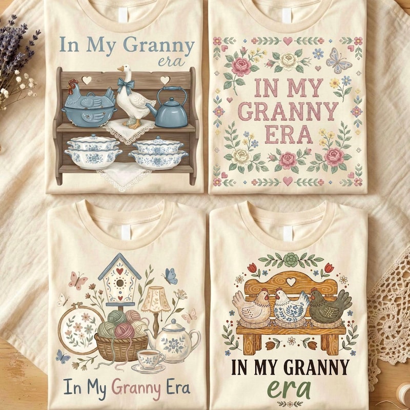 Granny Era Png Bundle - Etsy