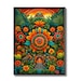 Mexican Flowers | Flower Market | Aztec Mexico Pattern Art | Mexican ...