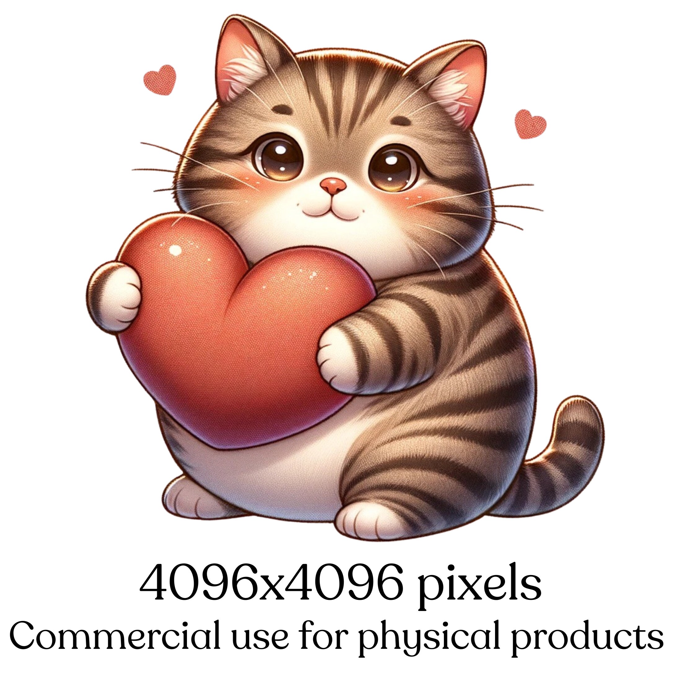 Valentines Day Animals Clipart Bundle, Valentines Day Cat Clip Art ...