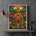 Mexican Flowers | Flower Market | Aztec Mexico Pattern Art | Mexican ...