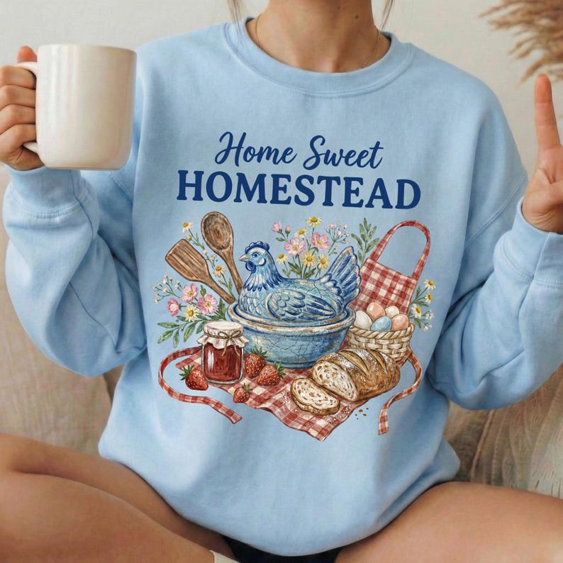 Home Sweet Homestead PNG Design, Homestead Cottagecore Digital PNG ...