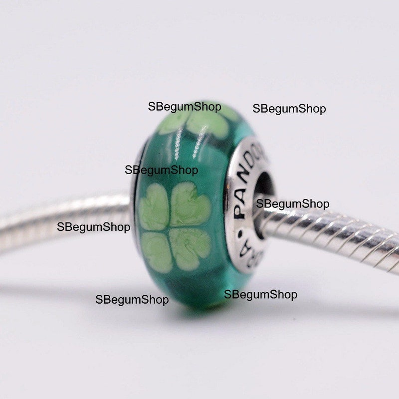 Pandora Green Muranos - Etsy UK