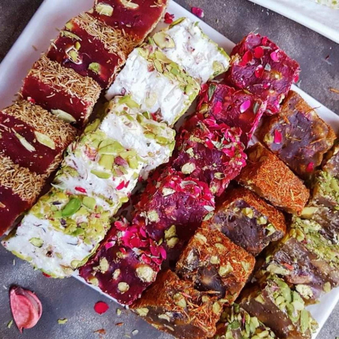 Lokum Box Square (fitil) 750g Turkish Delights Mix Assorted Variety ...