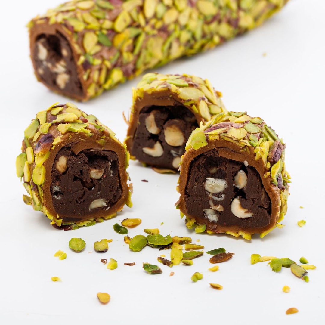 Lokum nutella pistache roll délice turc à la pistache facon nutella ...