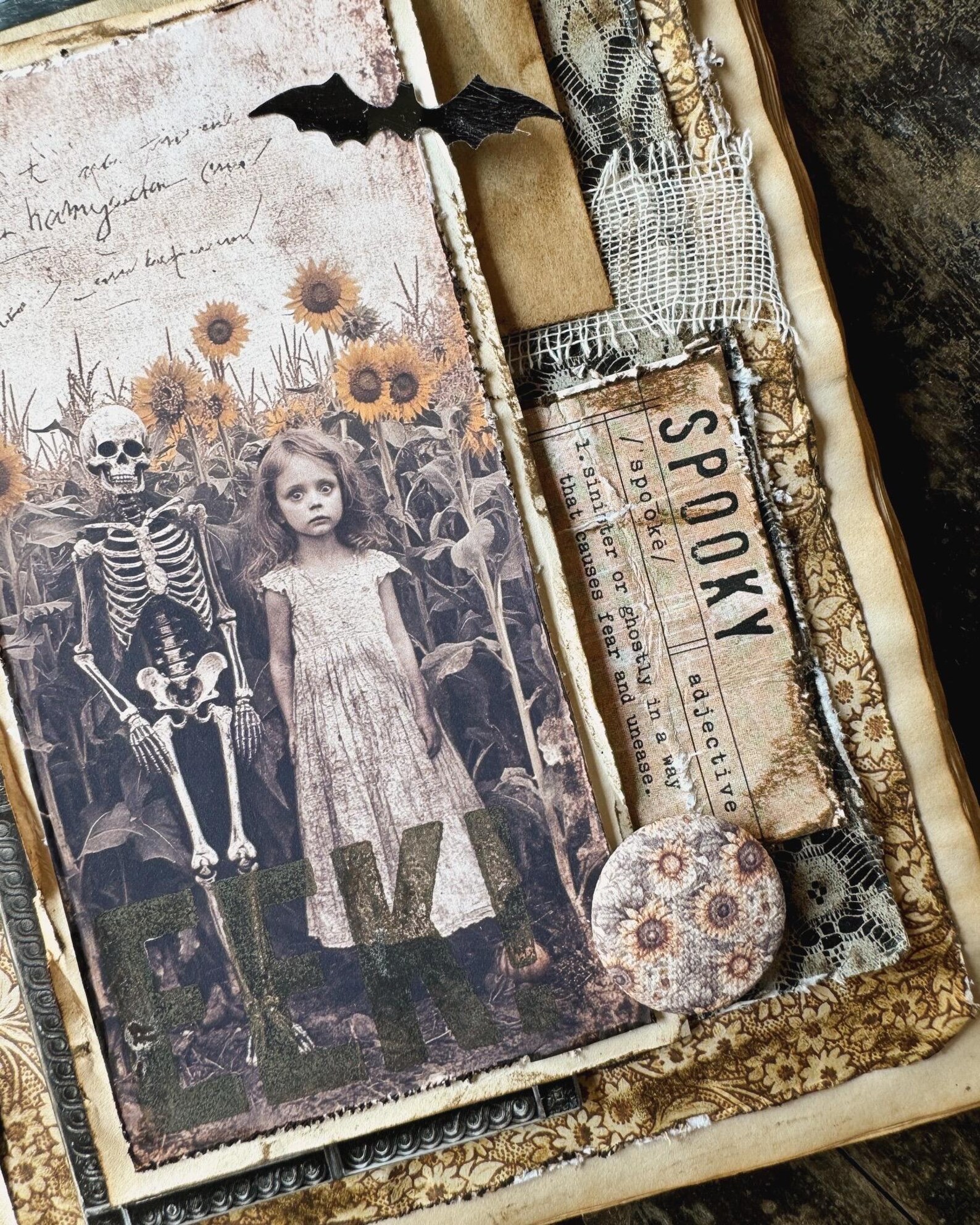 Little Creepers Junk Journal, Spooky Junk Journal, Junk Journaling ...