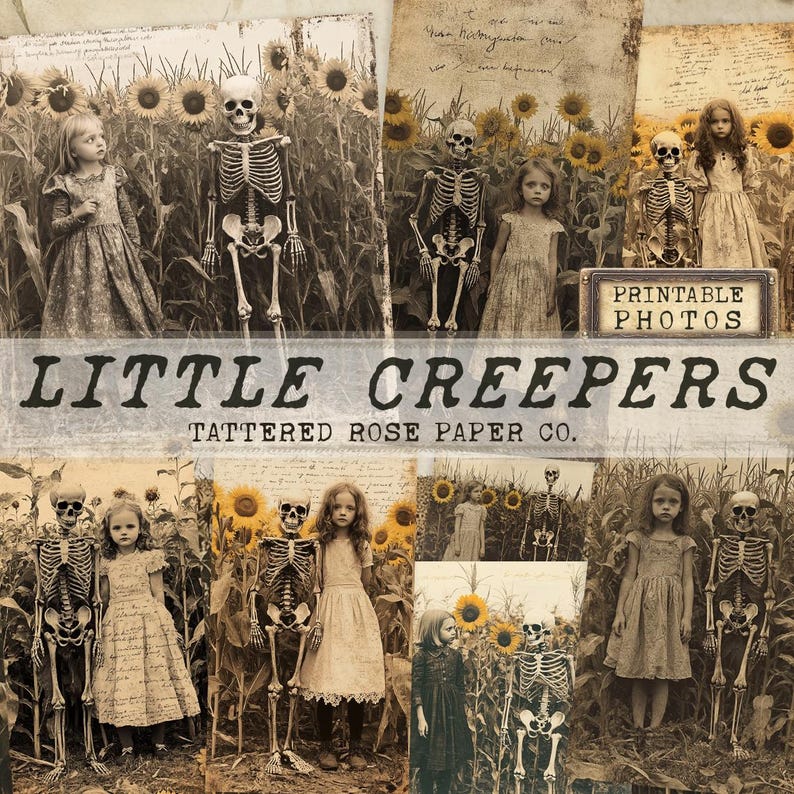 Little Creepers Junk Journal, Spooky Junk Journal, Junk Journaling ...